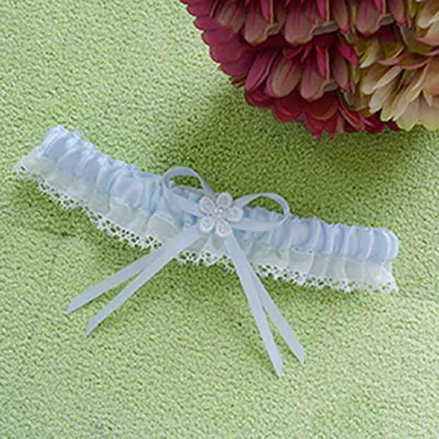 Fashion Lace Satin Flower Bridal Garters