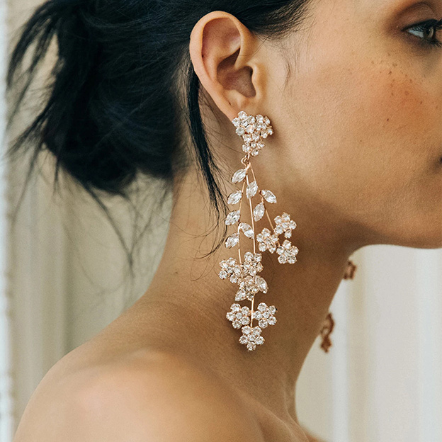 Beautiful Elegant Vintage Ladies' Earrings (S80735) - Jewelry - Stacees